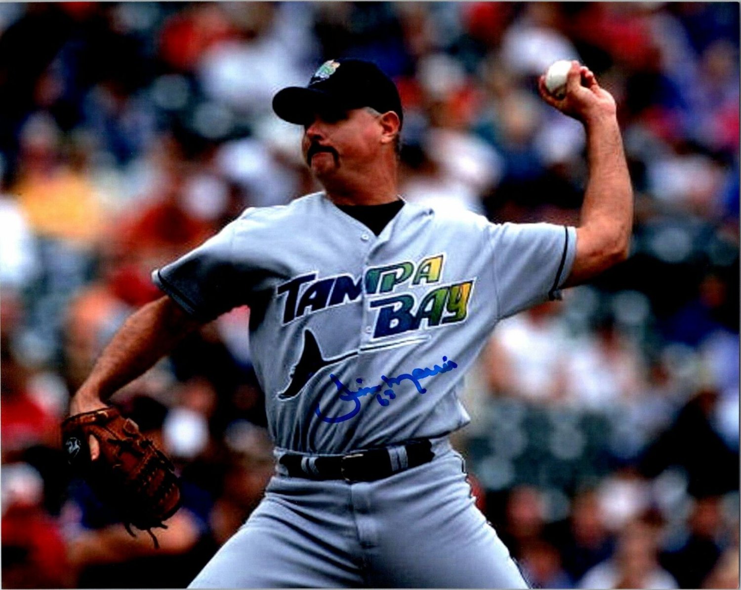 Jim Morris Signed 8x10 Photo "The Rookie" Autograph Tampa Bay Devil Rays