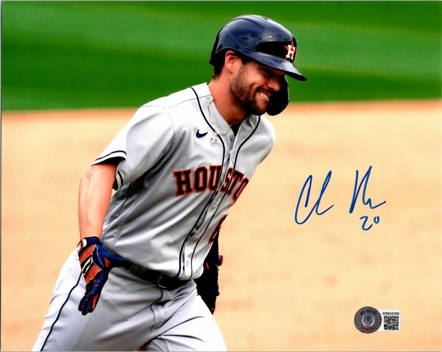 Chas McCormick Signed 8x10 Photo MLB Autographed Houston Astros BECKETT