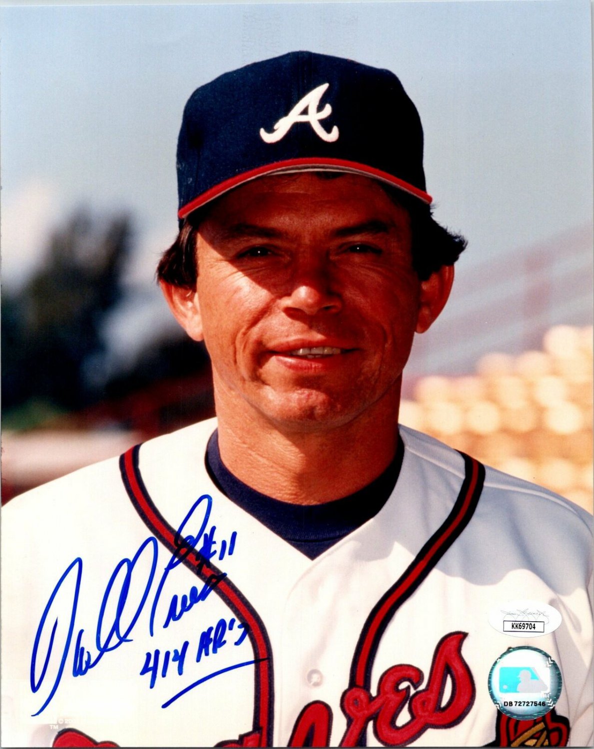 Darrell Evans Signed 8x10 Photo MLB Autographed - Atlanta Braves JSA COA