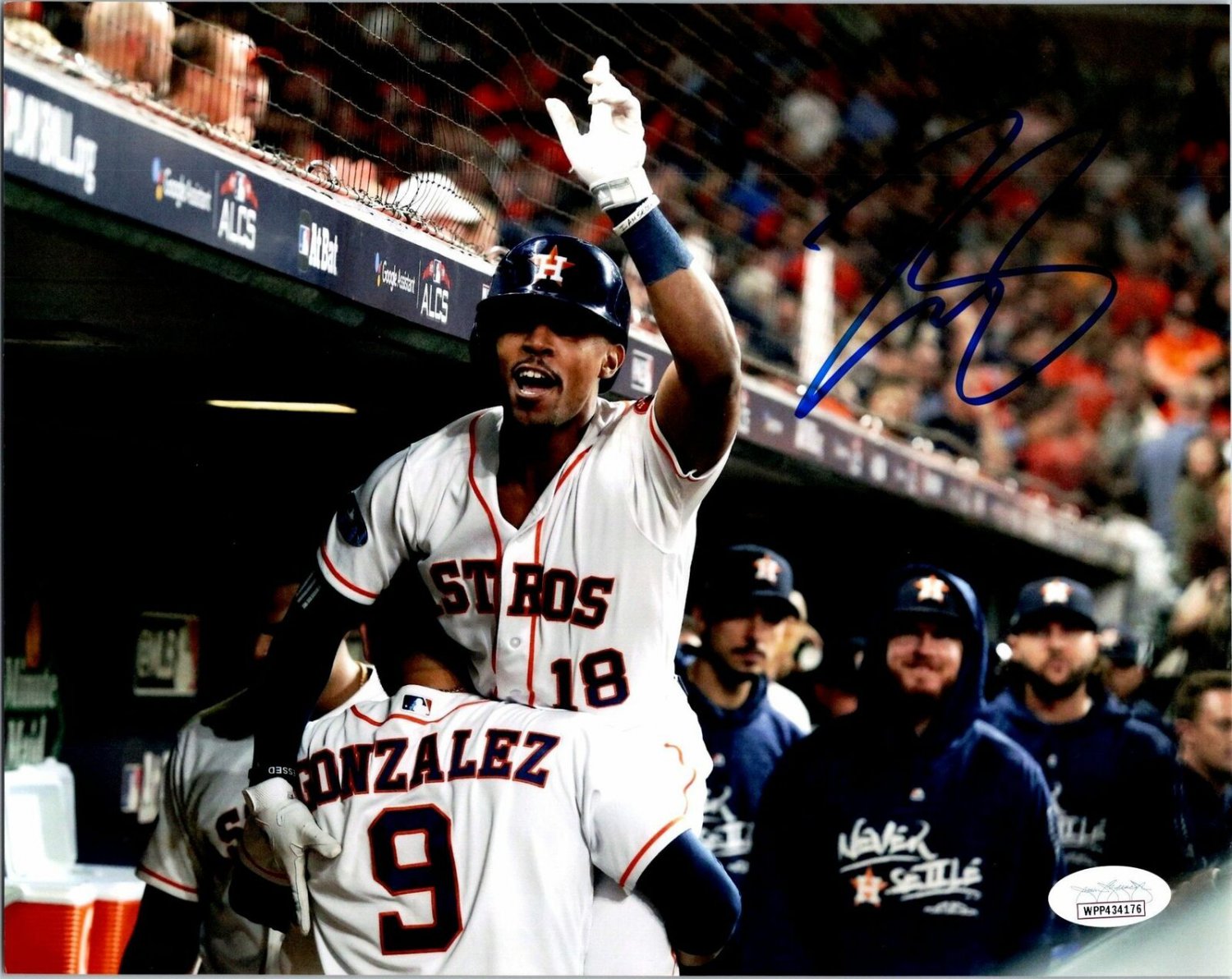 Tony Kemp Signed 8x10 Photo - Houston Astros Autographed JSA COA 2