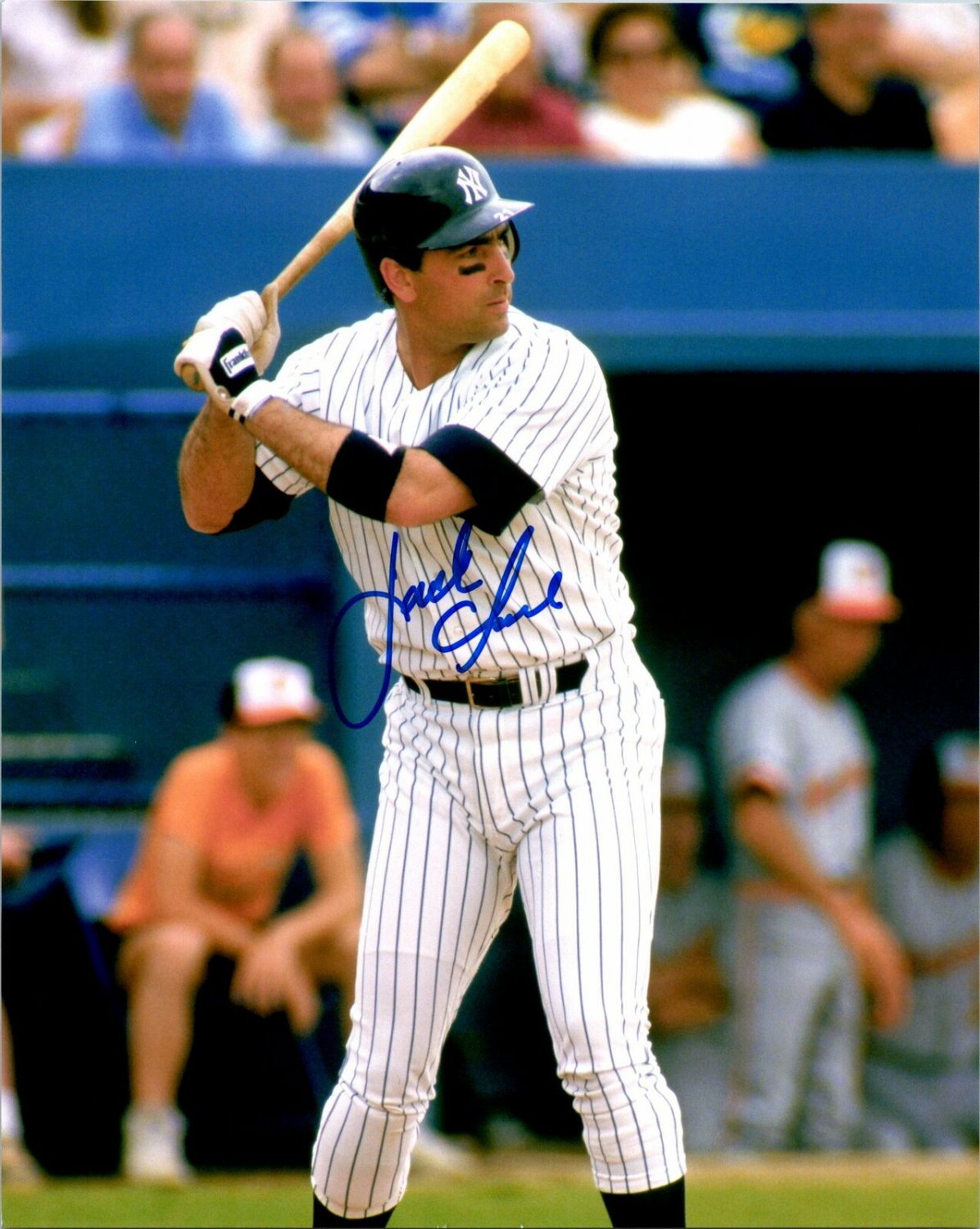Jack Clark Signed 8x10 Photo New York Yankees Autographed MLB AWM COA