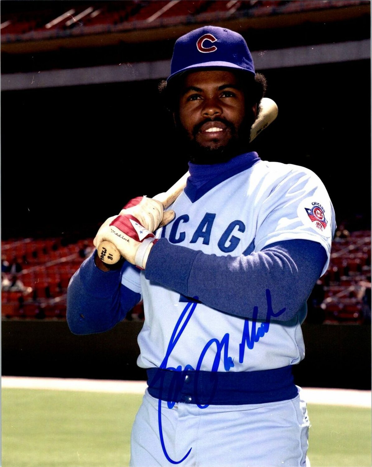 Bill Madlock Signed 8x10 Photo MLB Autographed - Chicago Cubs COA 2