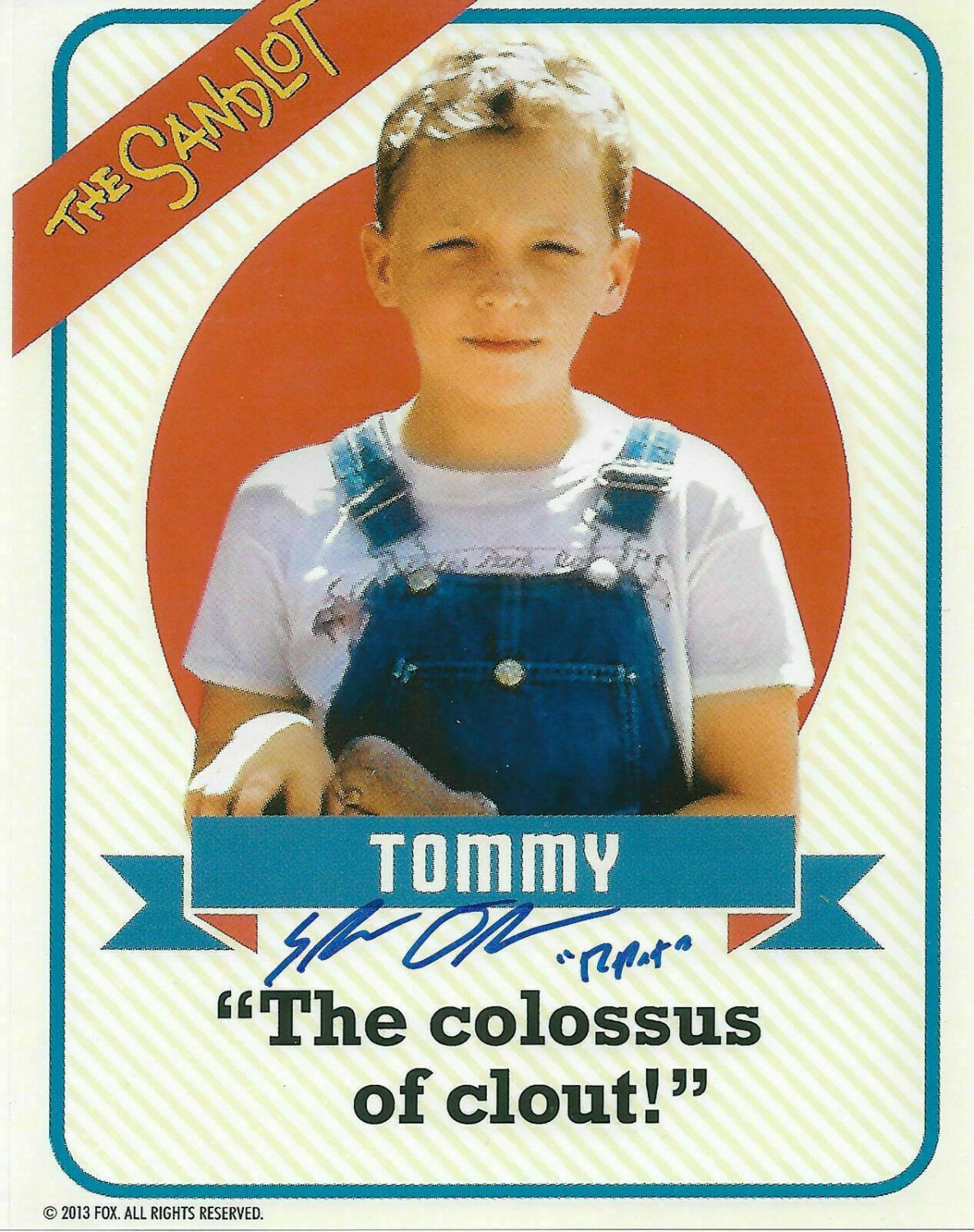 Shane Obedzinski Signed 8x10 Photo Topps Card Picture 2 Sandlot Repeat