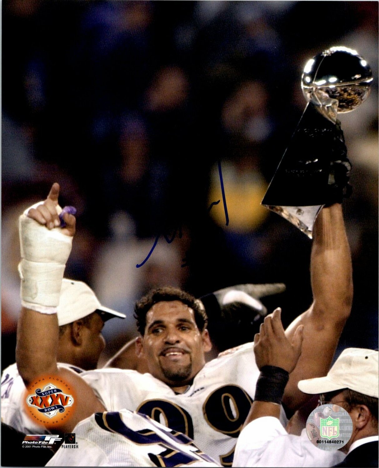 Michael McCrary Signed 8x10 Photo AWM Authenticated COA Baltimore ...