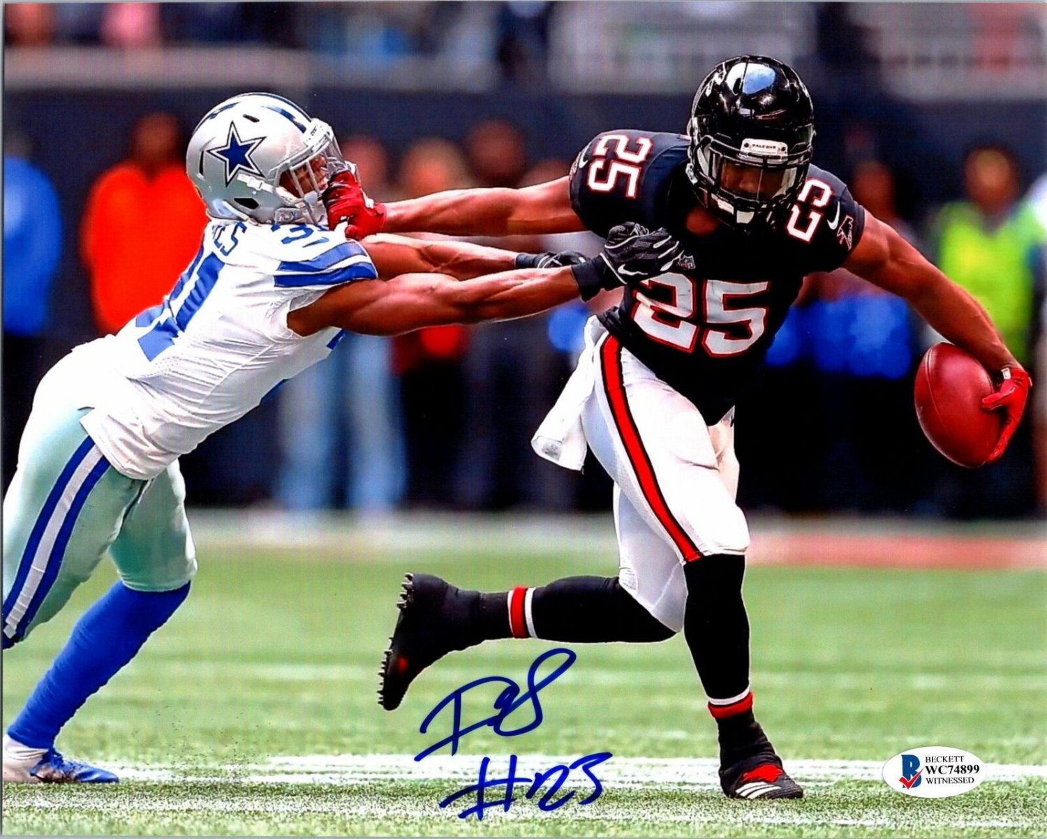 Ito Smith Signed 8x10 Photo - Atlanta Falcons Autographed NFL - JSA COA 2
