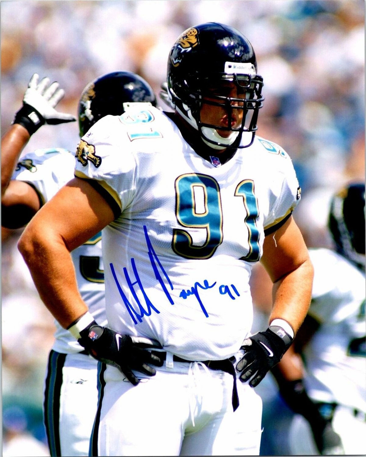 Seth Payne Signed 8x10 Photo - Autographed Jacksonville Jaguars NFL AWM COA