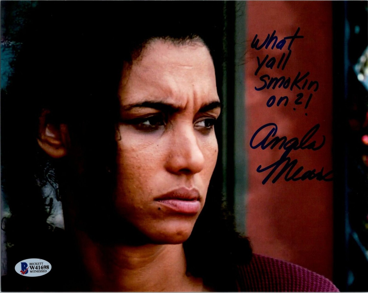 Angela Means Signed 8x10 Photo "What Y'all Smokin On" Friday Felicia ...