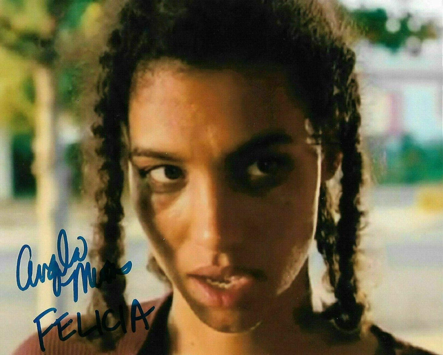 Angela Means Signed 8x10 Photo Autographed - Friday "Felicia" AWM COA