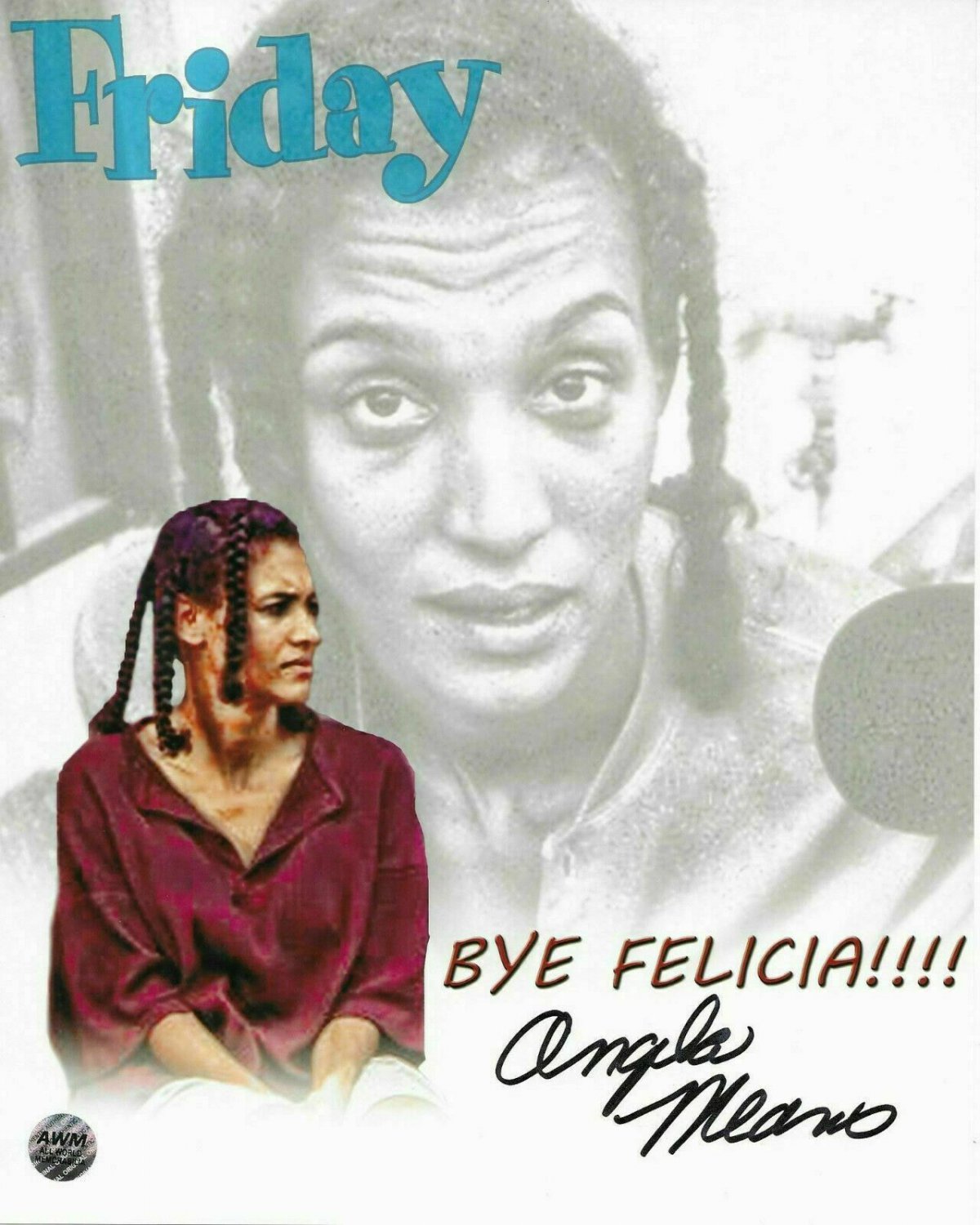 Angela Means Signed 8x10 Photo - Friday Bye Felicia - Autographed - AWM COA