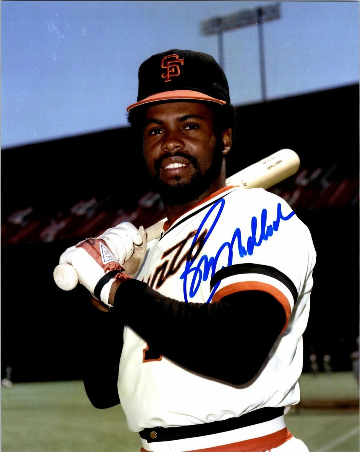 Bill Madlock Signed 8x10 Photo MLB Autographed - San Francisco Giants COA