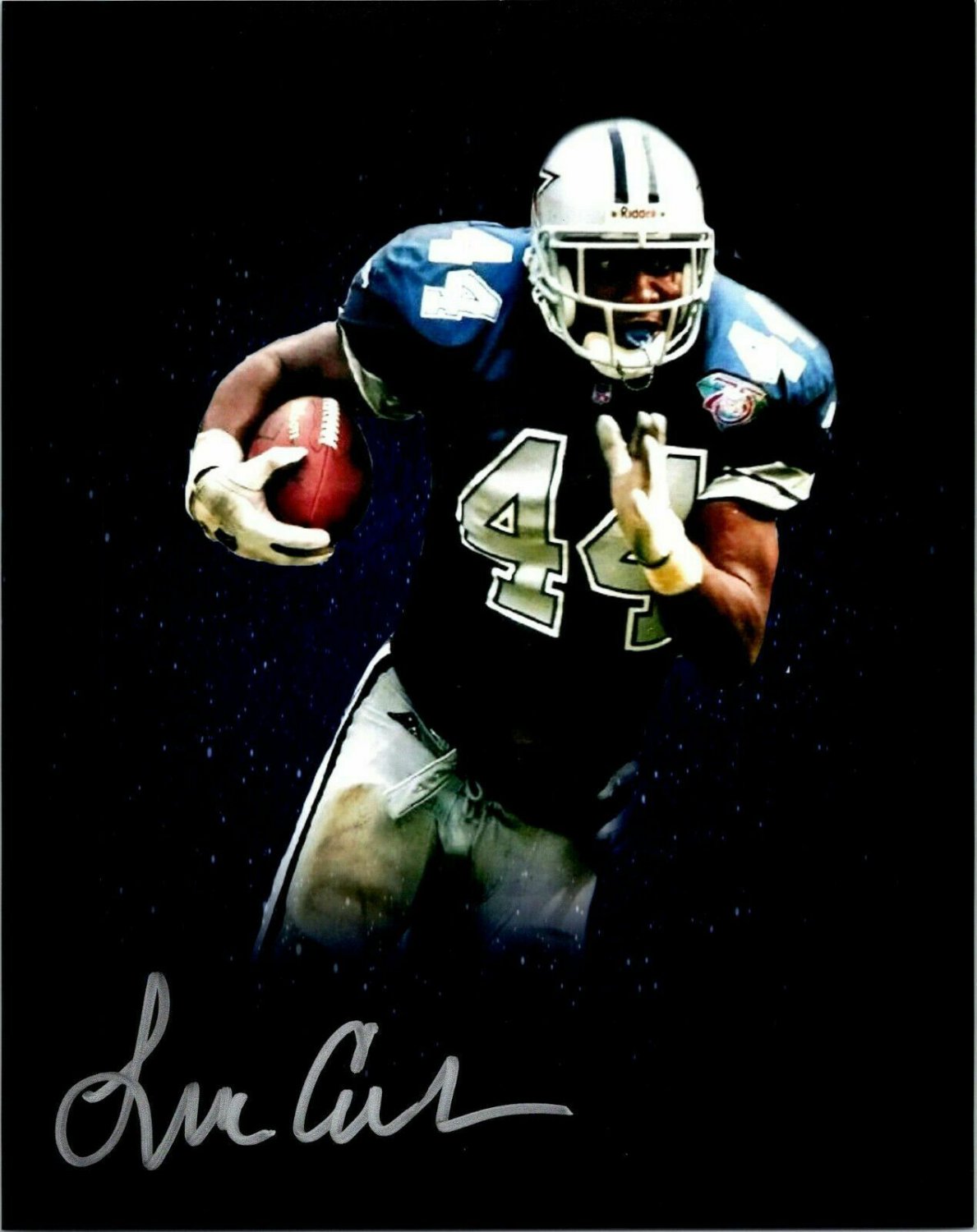 Lincoln Coleman Signed 8x10 Photo - Dallas Cowboys - Action Edit - AWM COA