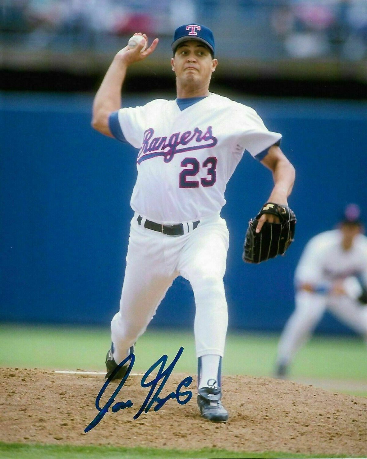Jose Guzman Signed 8x10 Photo MLB Autographed COA - Texas Rangers