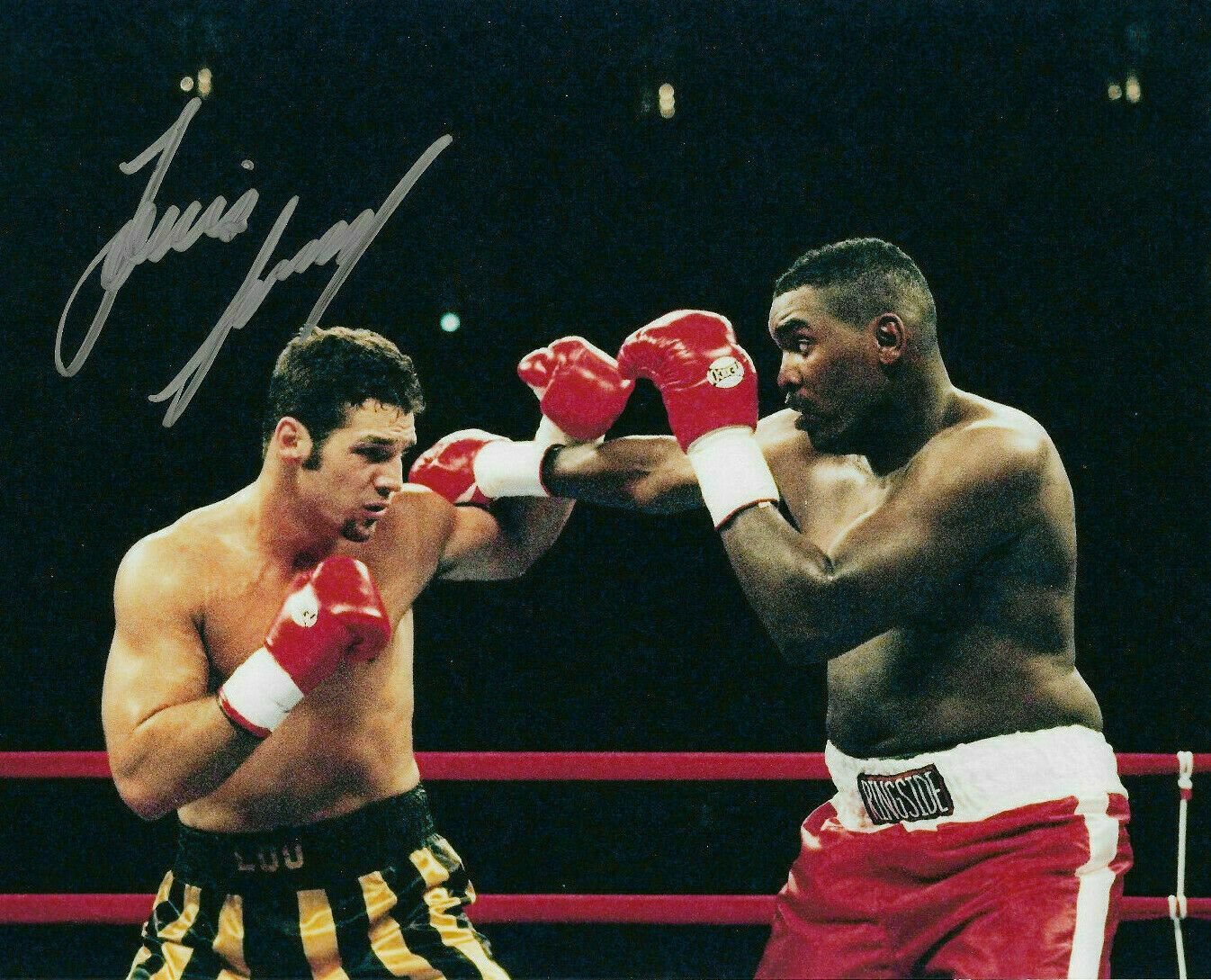 Lou Savarese Signed 8x10 Photo Boxer Boxing Champ COA - Autographed