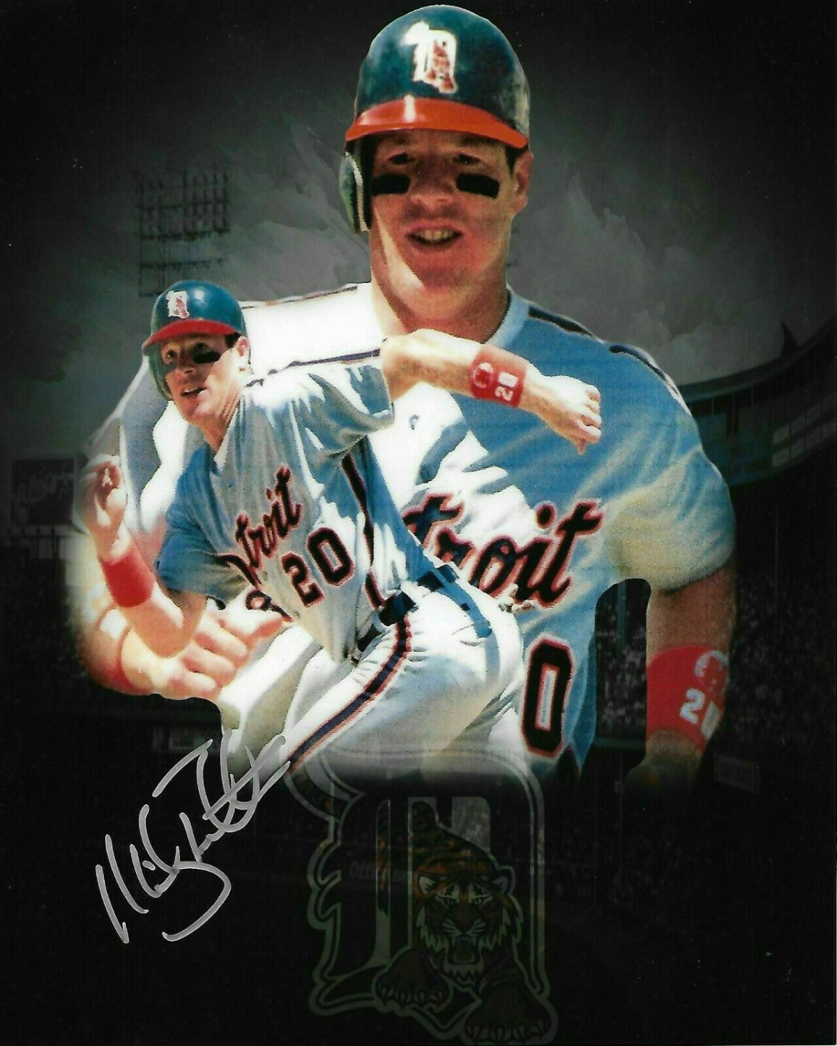 Mickey Tettleton Signed 8x10 Photo Autographed Edit COA MLB Detroit Tigers