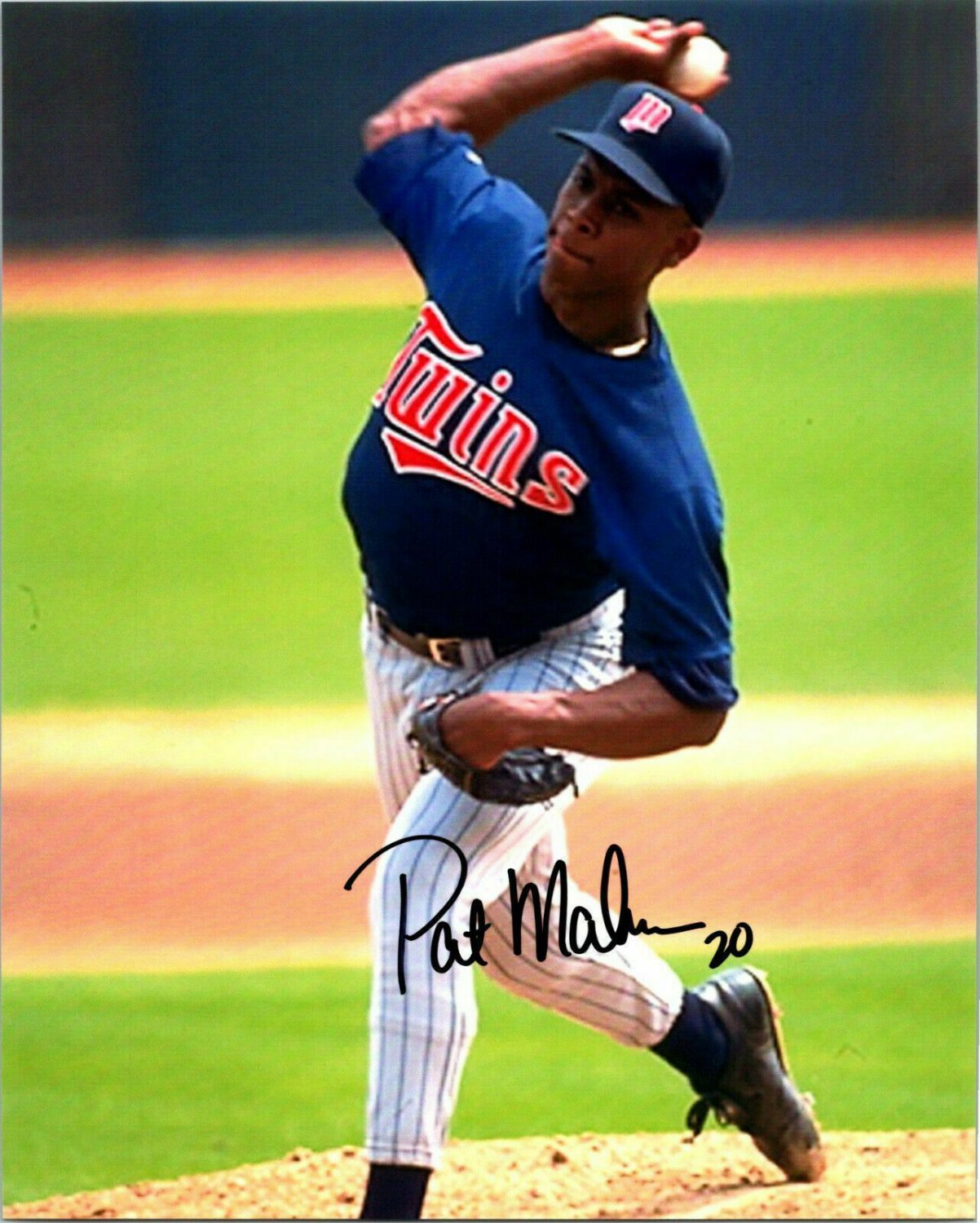 Pat Mahomes Signed 8x10 Photo Autographed Minnesota Twins - AWM COA