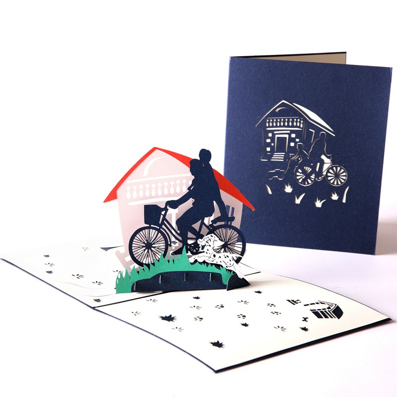 Childhood Memory, 3D Pop-up card, 3D greeting card, Pop out card ...
