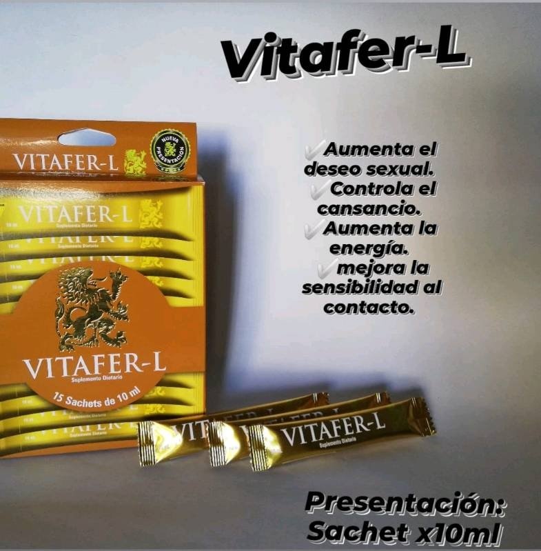 VITAFER-L Gold Multivitamin UNISEX 15 SACHETS x 10ml For Men Women ...