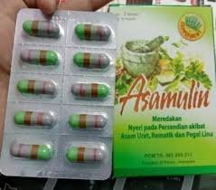12 box asamulin capsulle for gout cholestrol,rheumatism,kneck,etc