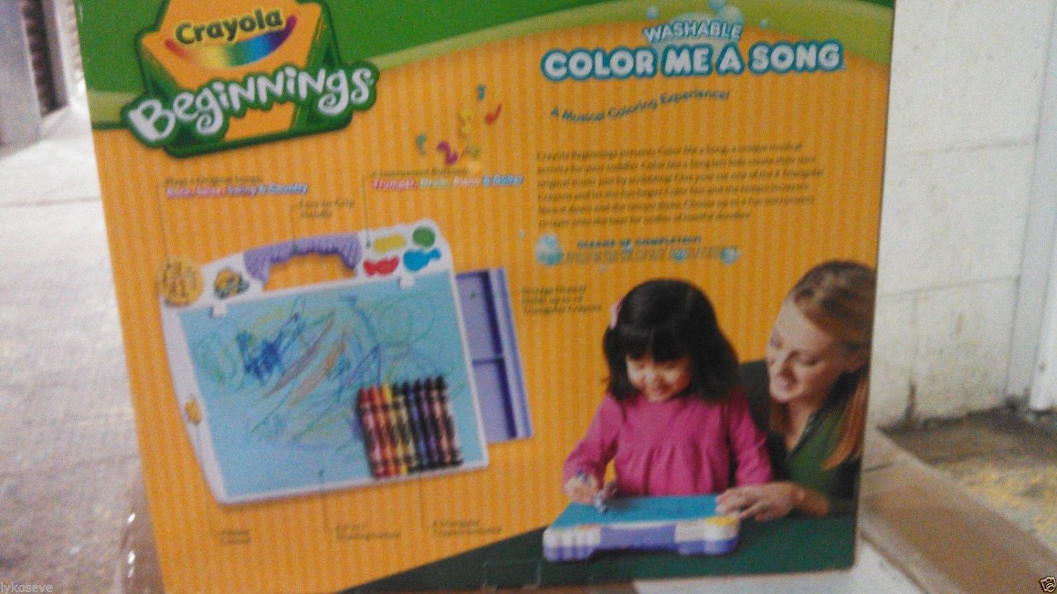 Crayola Beginnings Washable Color Me a Song NEW FREE SHIPPING W/BUY IT ...
