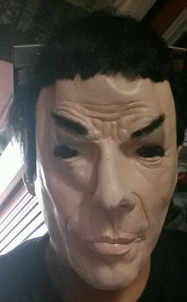 Vintage Rubies (Don Post Studio) Star Trek deluxe Mask mr Spock with ...