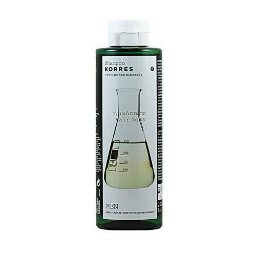 Korres Shampoo For Men Hair Loss W/ Cystine And Minerals 250 ml / 8.45 ...