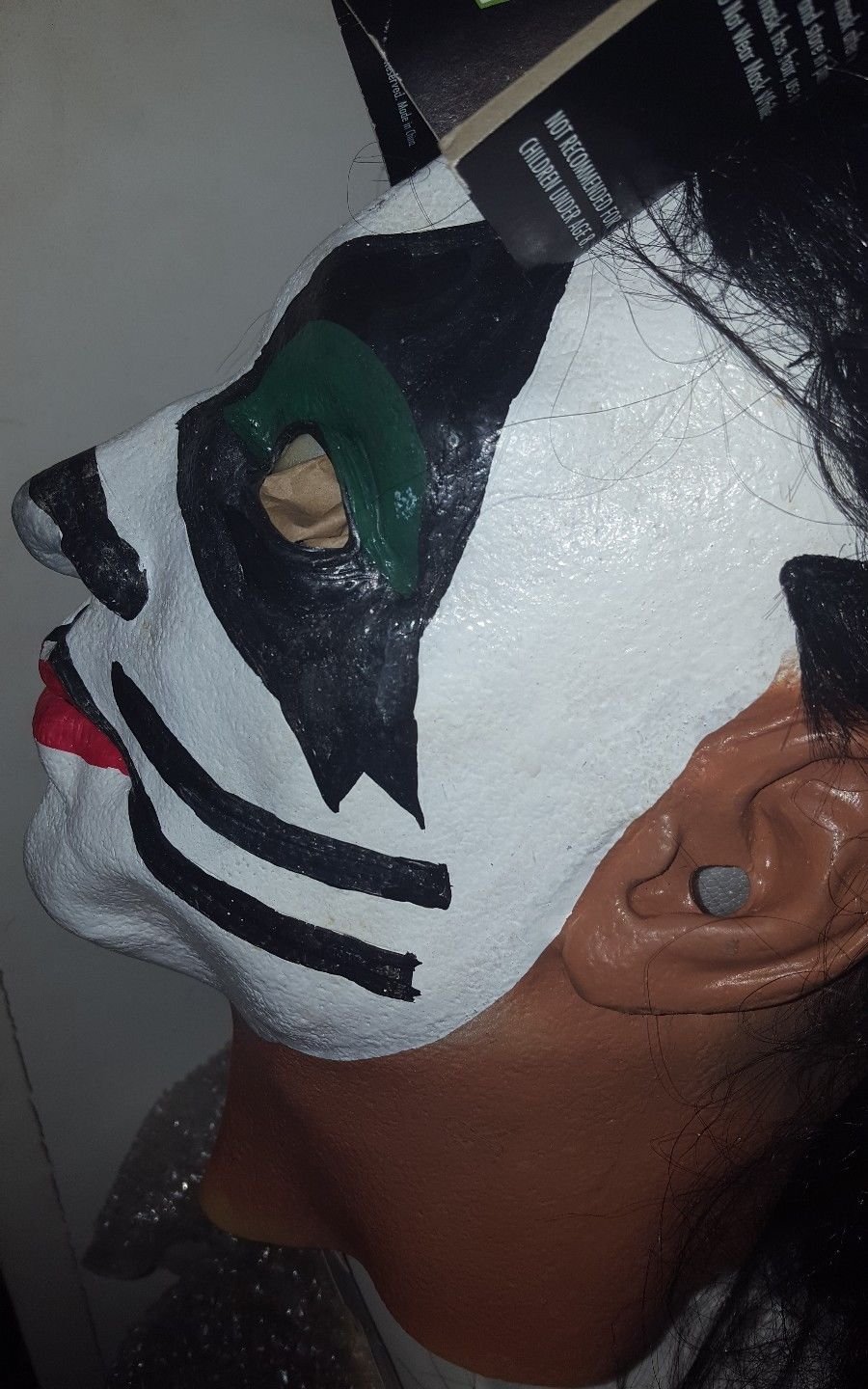 1996/97 KISS masks Paul Stanley STAR CHILD OR Peter Criss CAT MAN FULL MASK