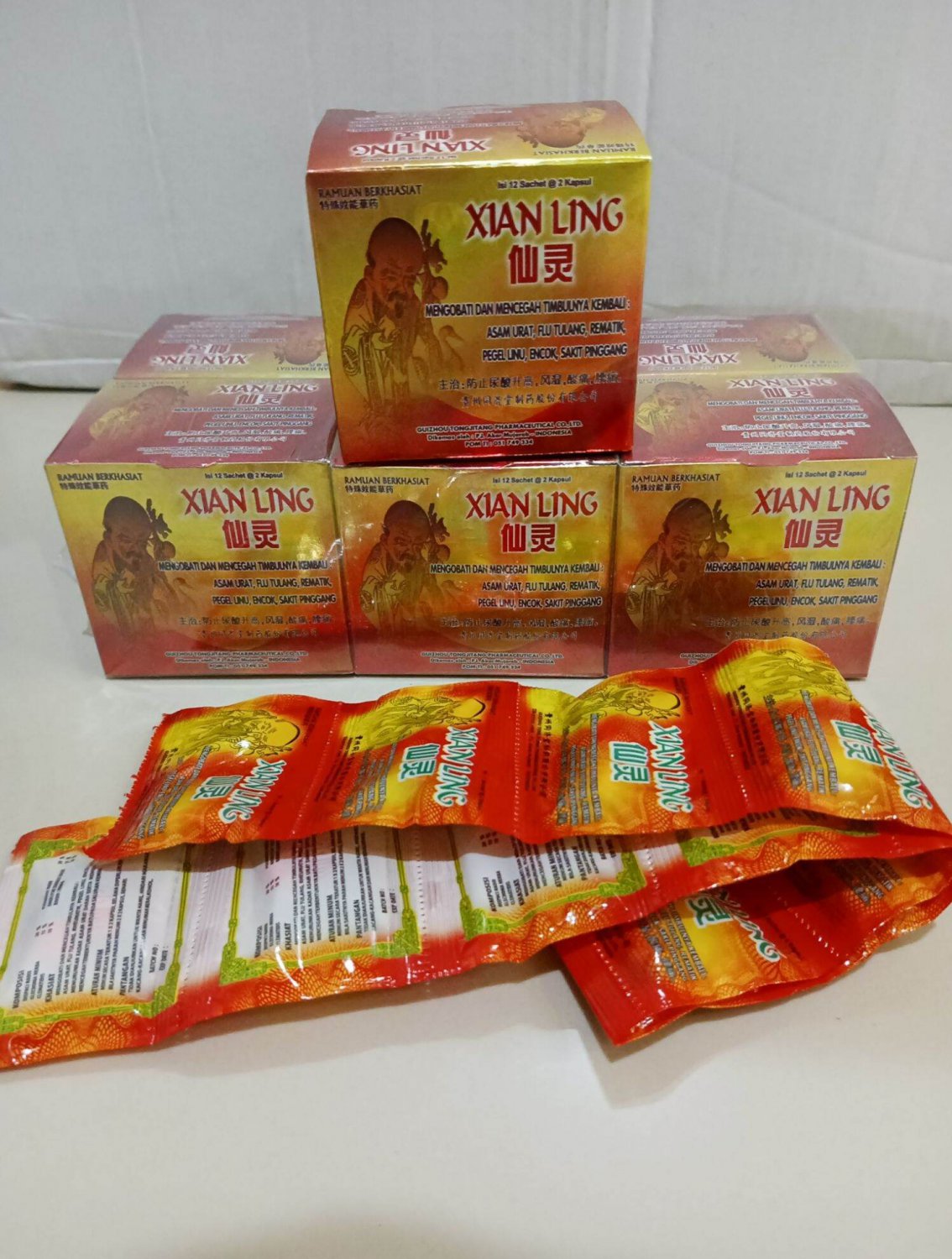 5 Box Xian Ling Herb Capsulles For Arthritis Gout Rheumatism