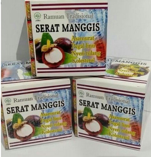 10 Boxes Serat Manggis Treat and Prevent Colestrol Hour Bone Flu