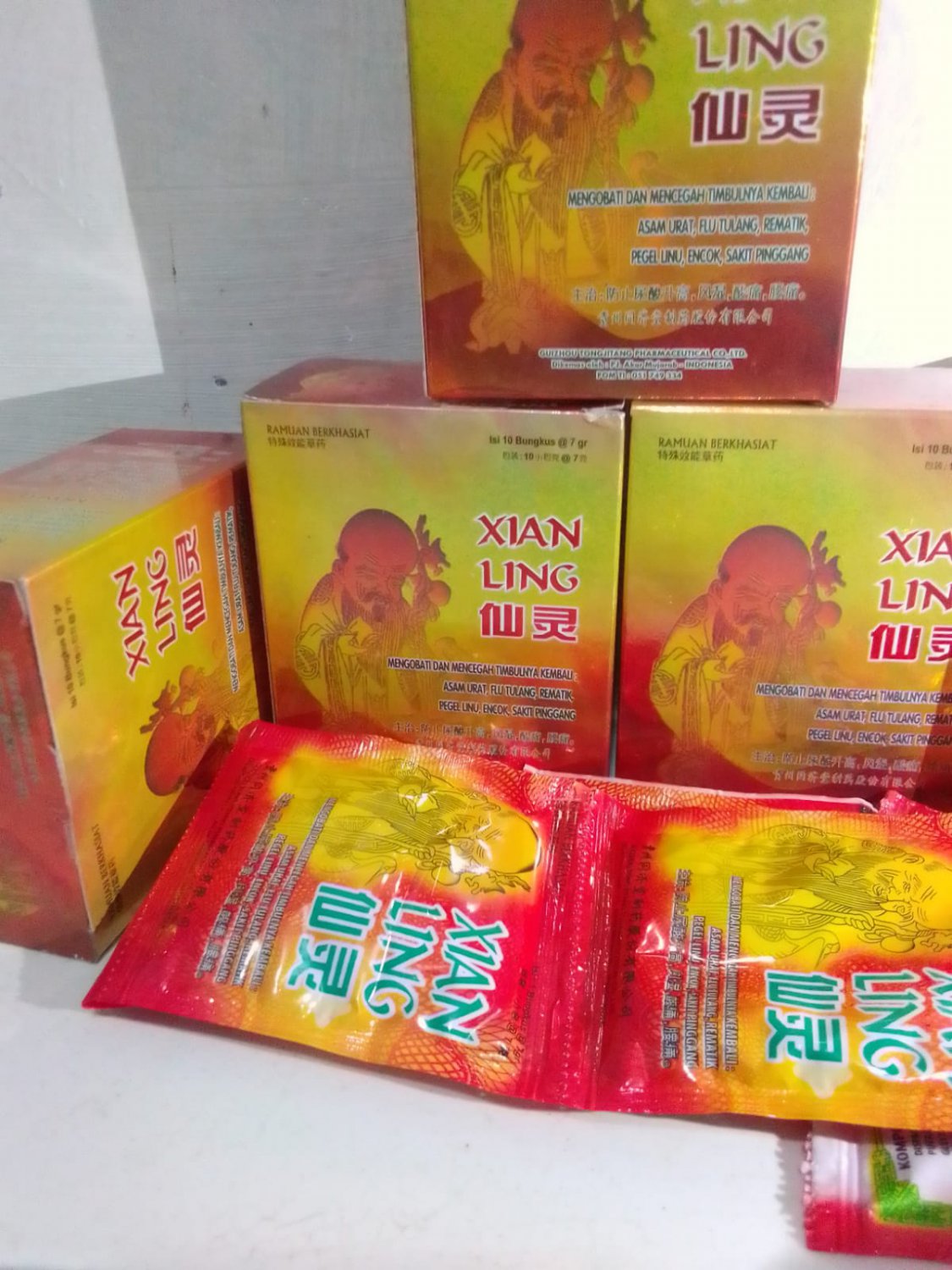 5 Box Xian Ling Herb Powder For Arthritis Gout Rheumatism