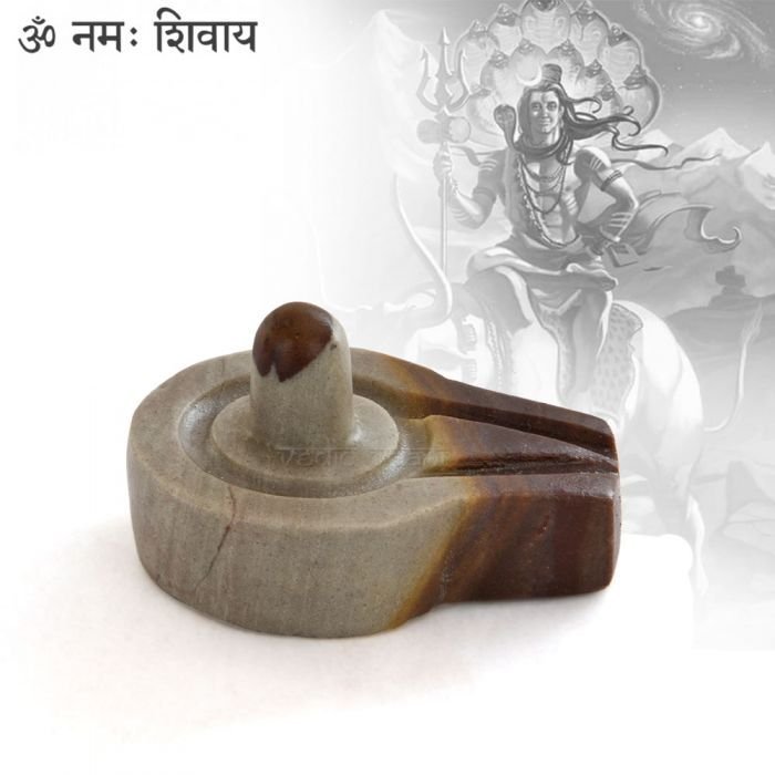 Trinetra Lord Shiva Shivlingam Stone from Narmada River