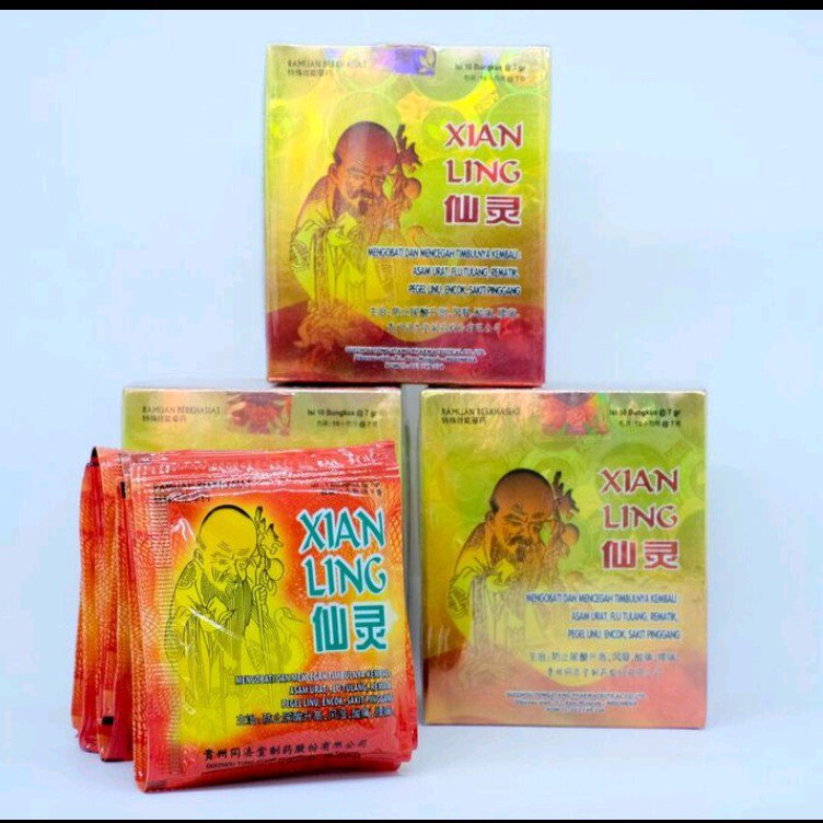 6 BOXES XIAN LING capsules for gout and rheumatism