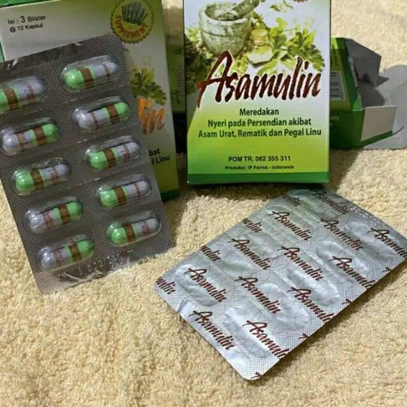 14 BOXES ORIGINAL 100% ASAMULIN FOR uric acid, rheumatism, rheumatic pain