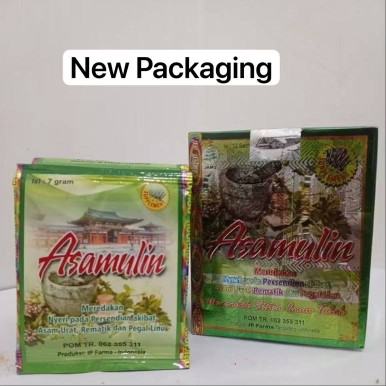 1 boxes Asamulin Powder Supplement for gout, sore, cholesterol