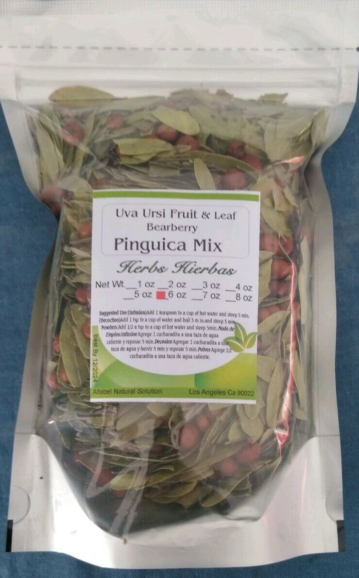 PINGUICA FRUTA y hoja 6 bags semilla fruta UVA URSI FRUIT leaf Hierba ...