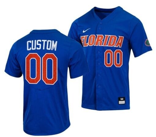 Custom Florida Gators Baseball Jersey Name and Number NCAA College Full ...