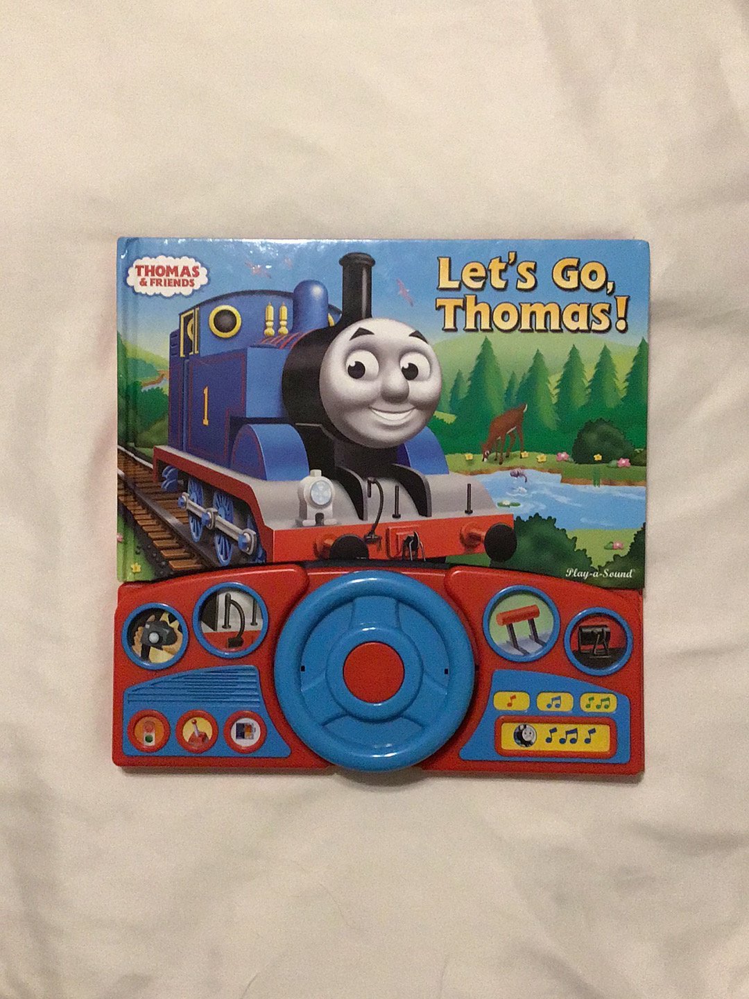 Let’s Go, Thomas Play-A-Sound book, Thomas Train & Friends