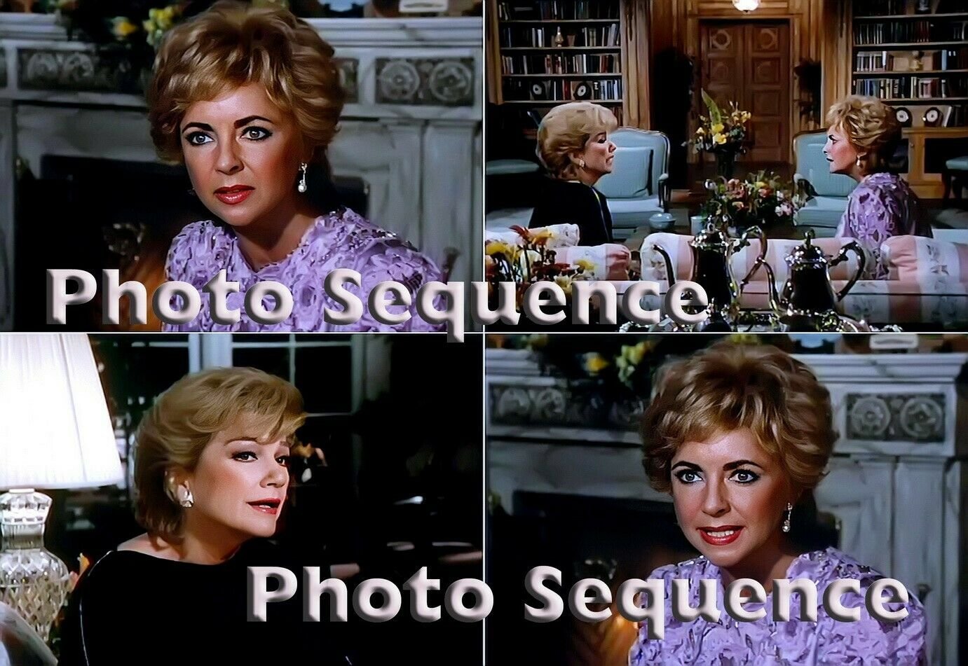 Elizabeth Taylor Anne Baxter HOTEL PHOTO Sequence #01