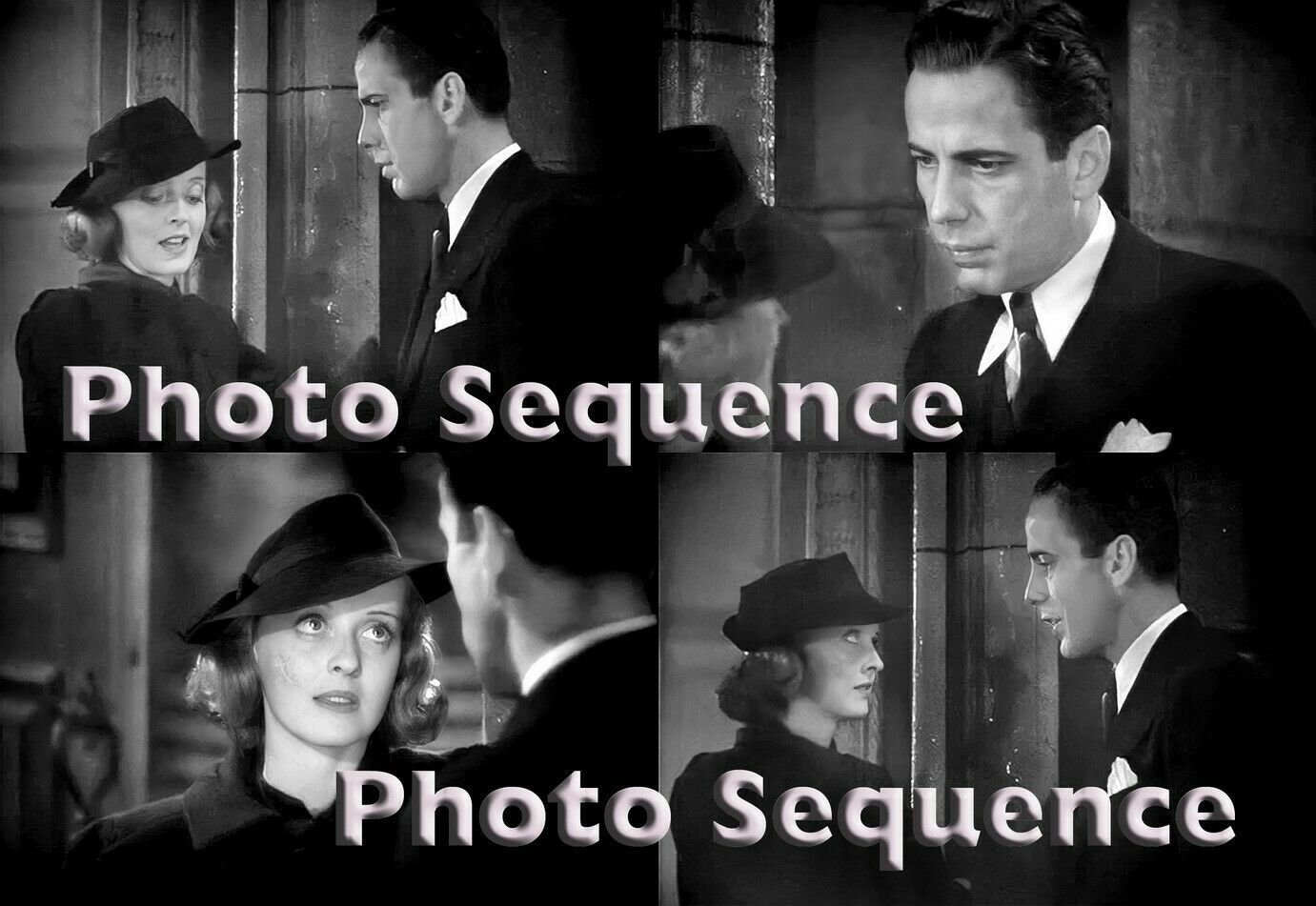 Bette Davis Humphrey Bogart Marked Woman PHOTO Sequence #01