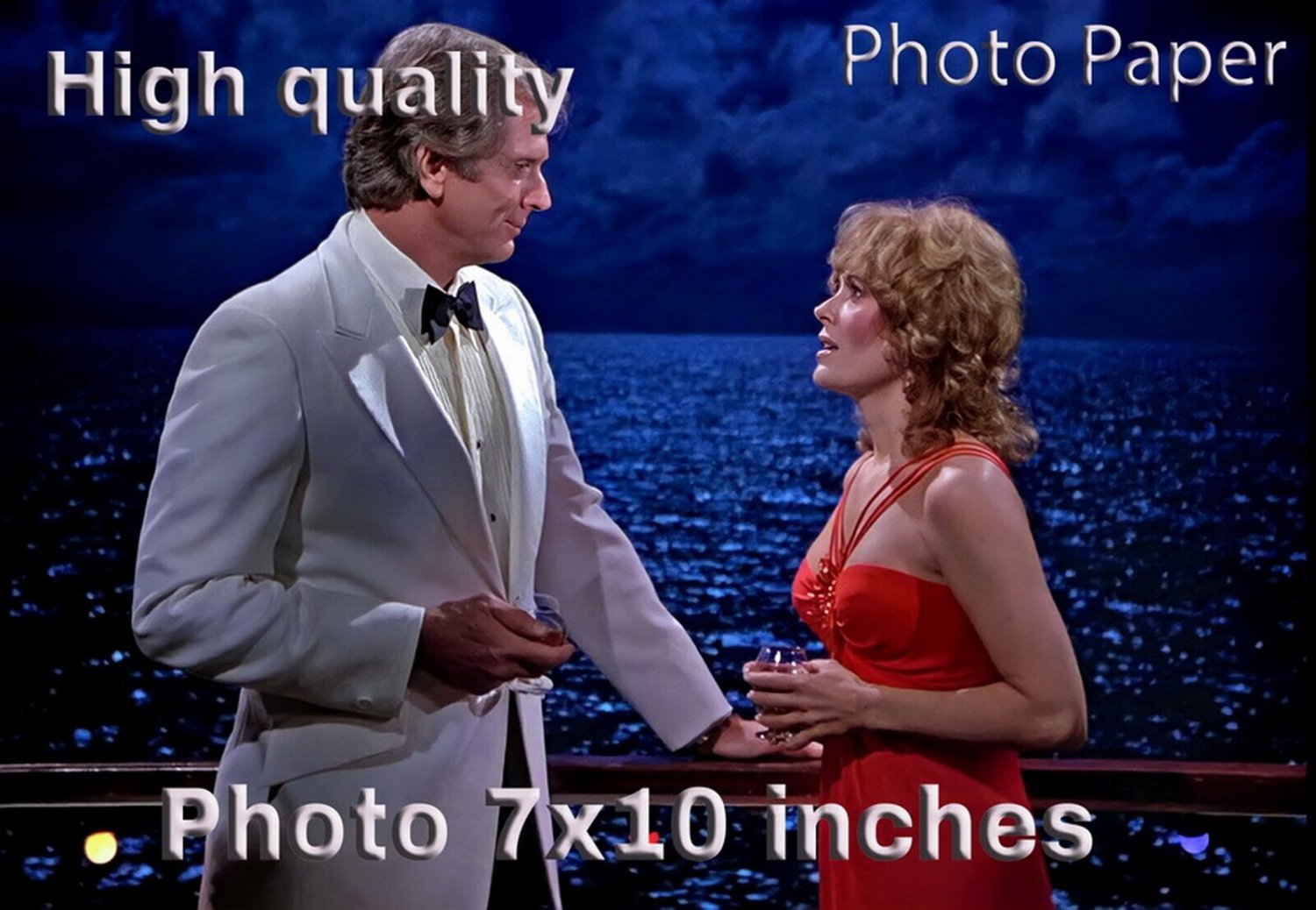 Jill St John Ron Ely Love Boat Photo Hq 10x7 Inches 03