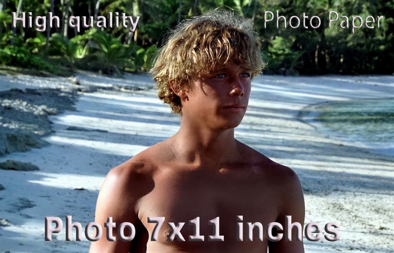 Christopher Atkins The Blue Lagoon PHOTO HQ 11x7 inches #19