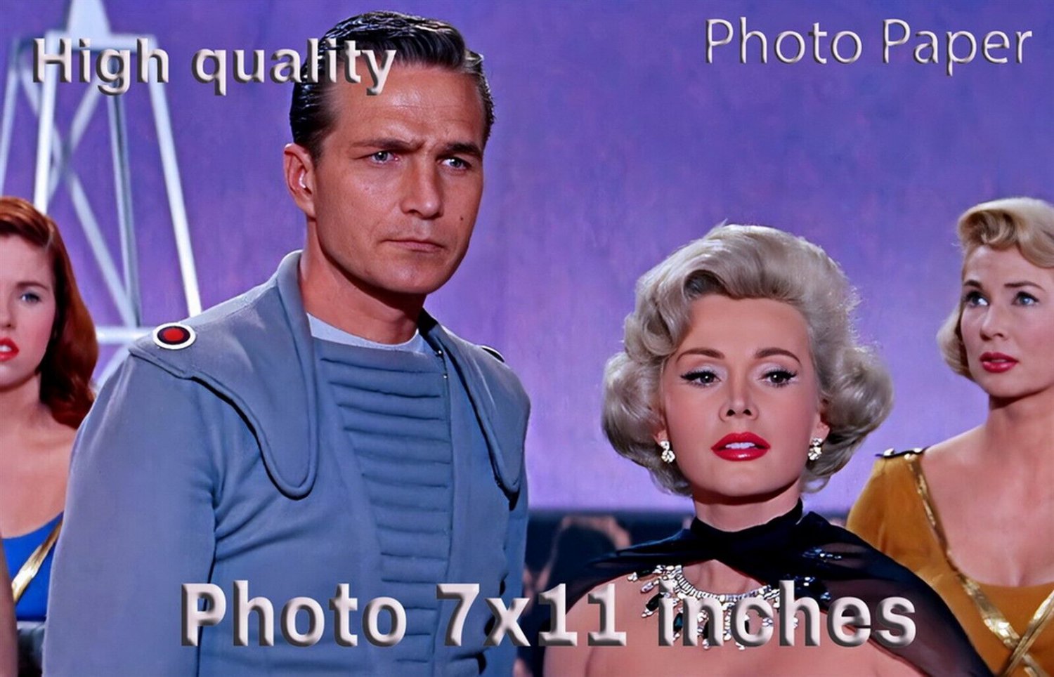Eric Fleming Zsa Zsa Gabor Queen of Outer Space PHOTO HQ 11x7 inches #02