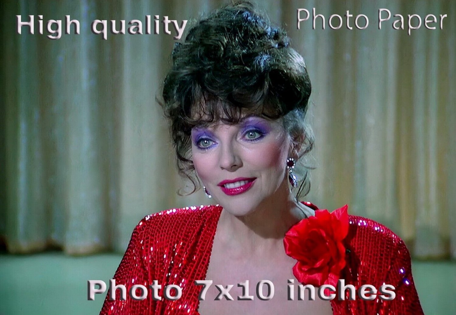 Joan Collins LOVE BOAT PHOTO HQ 10x7 inches #02