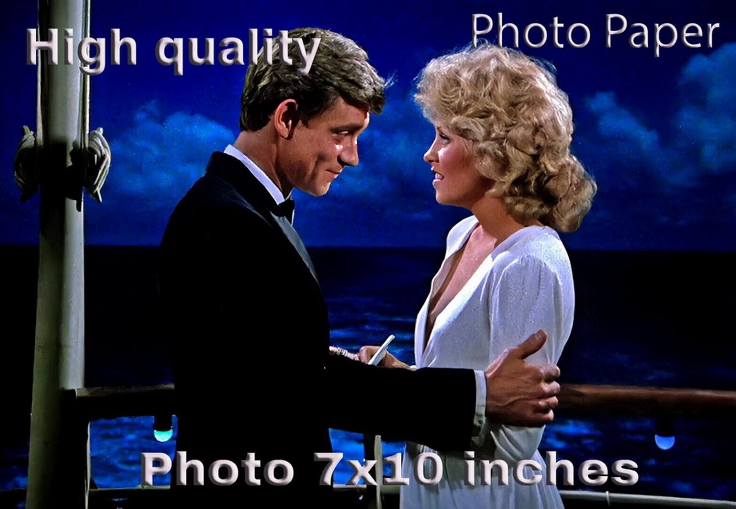 Anthony Andrews Lauren Tewes LOVE BOAT PHOTO HQ 10x7 inches #02