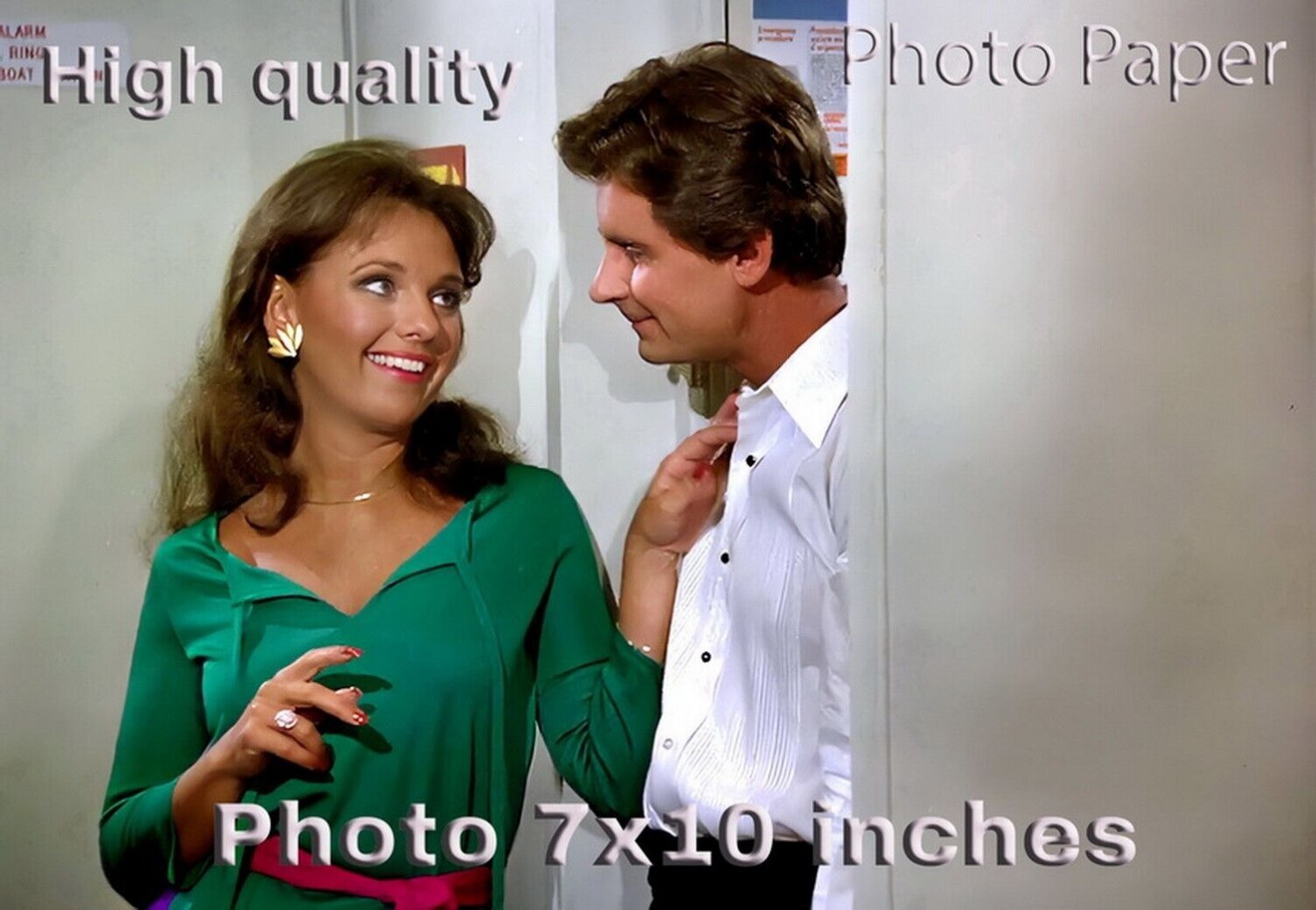 Dawn Wells Fred Grandy LOVE BOAT PHOTO HQ 10x7 inches #01