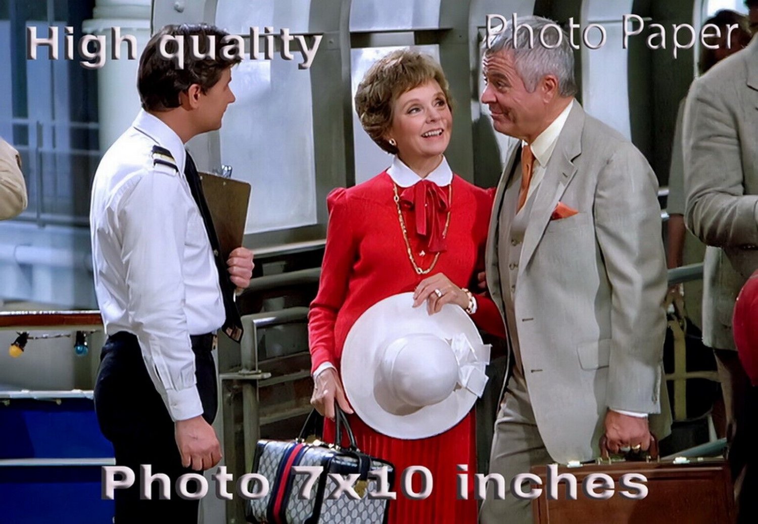 William Windom Jane Wyatt Fred Grandy LOVE BOAT PHOTO HQ 10x7 inches #01