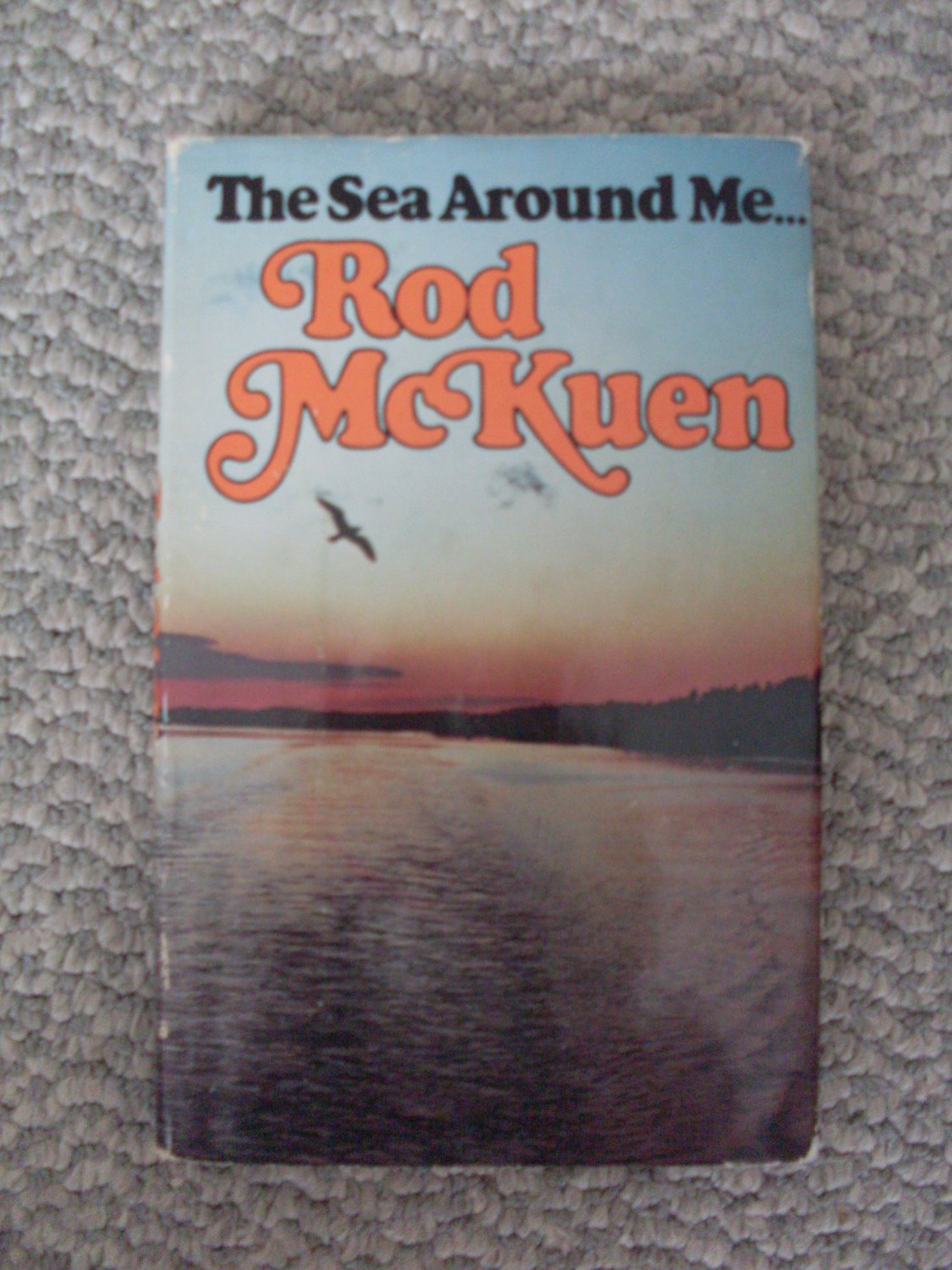 1977 HC Poetry Book Rod McKuen The Sea Around Me