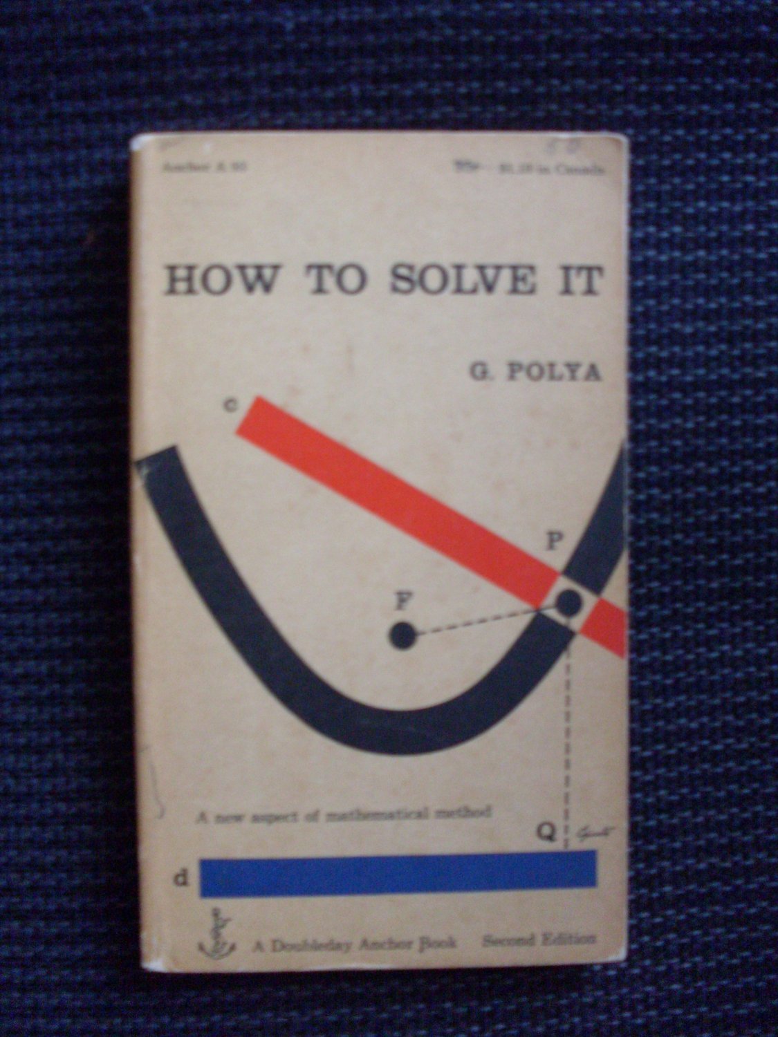 PB Book Vintage How To Solve It G. Polya classic 1957