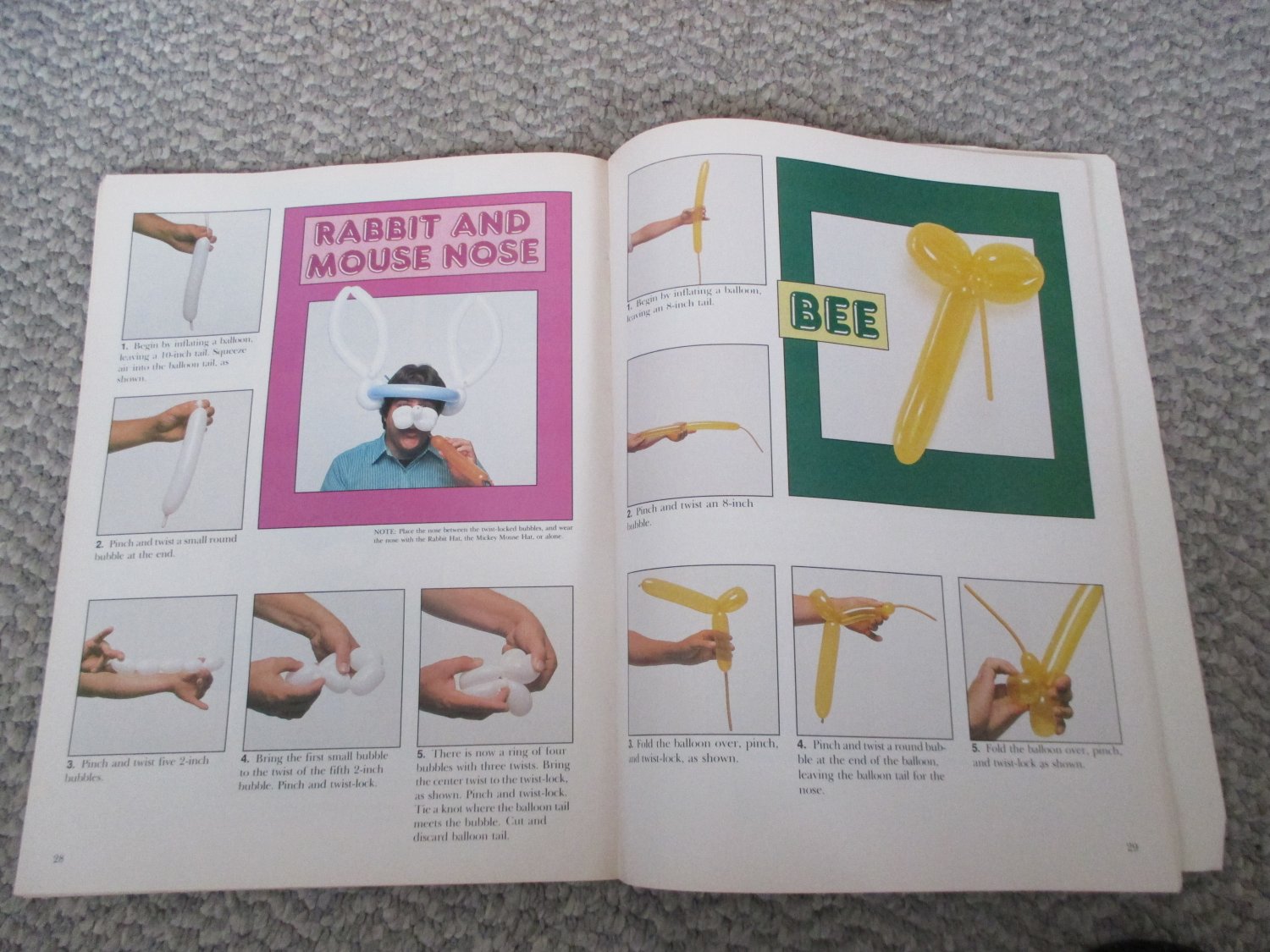 Balloon Fun Book Instructions for Balloon Animals, book only