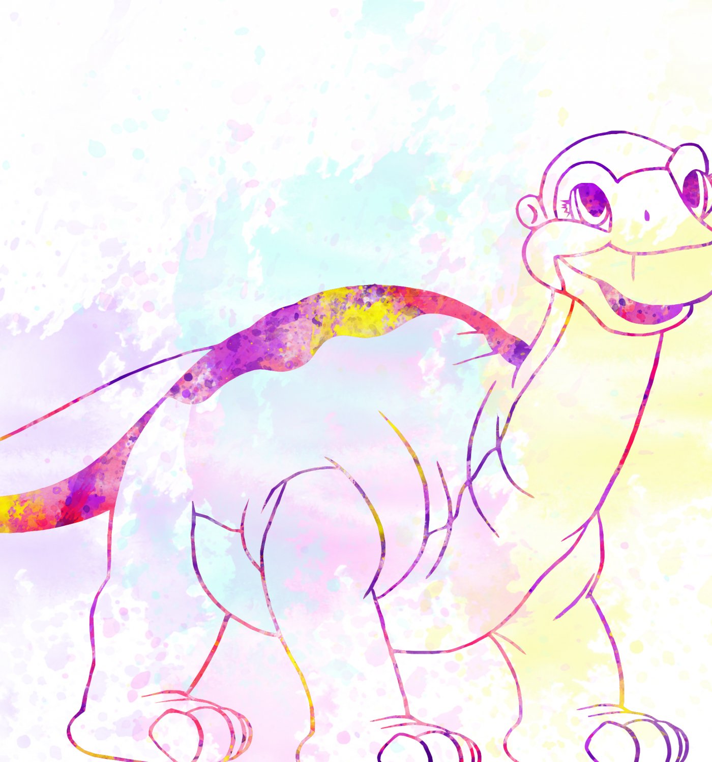 Digital files, Land Before Time Littlefoot Disney Set print, poster ...