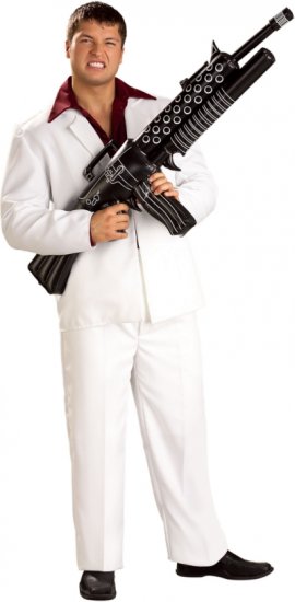 Scarface Giant Inflatable Machine Gun~Costume~Gangster~Tony Montana